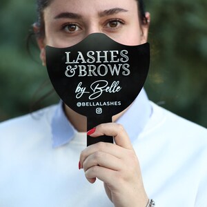 Lash and Brow Mirror Prop, Acrylic Lash Tech Photo Prop, Salon Decor ...