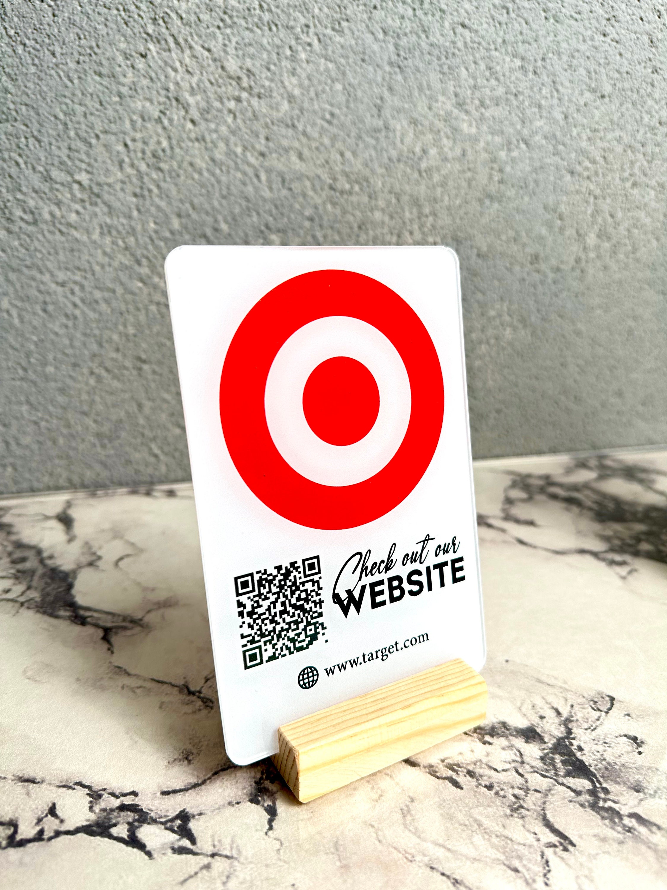 Social Media QR Code Sign Mini QR Code Sign Beauty Sign - Etsy