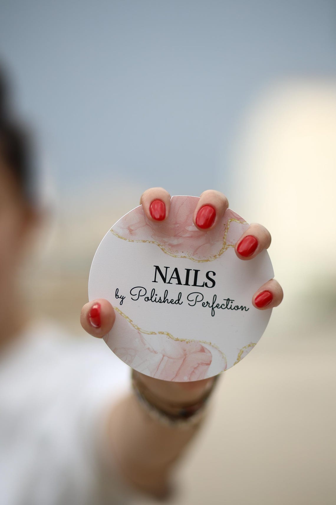 CUSTOM Acrylic Nailfie Disc | Personalised Nail Prop | Nail Tech | Nail ...