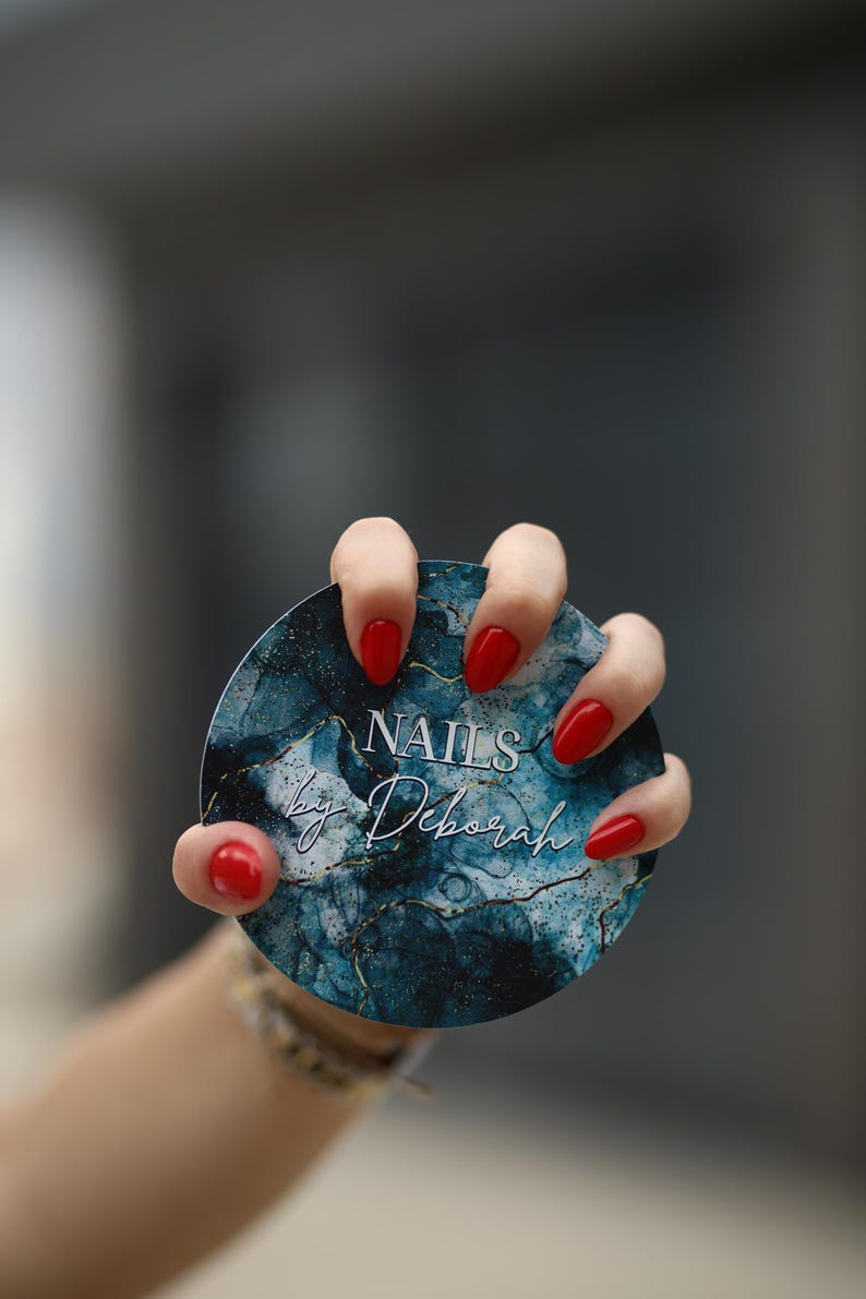 CUSTOM Acrylic Nailfie Disc | Personalised Nail Prop | Nail Tech | Nail ...