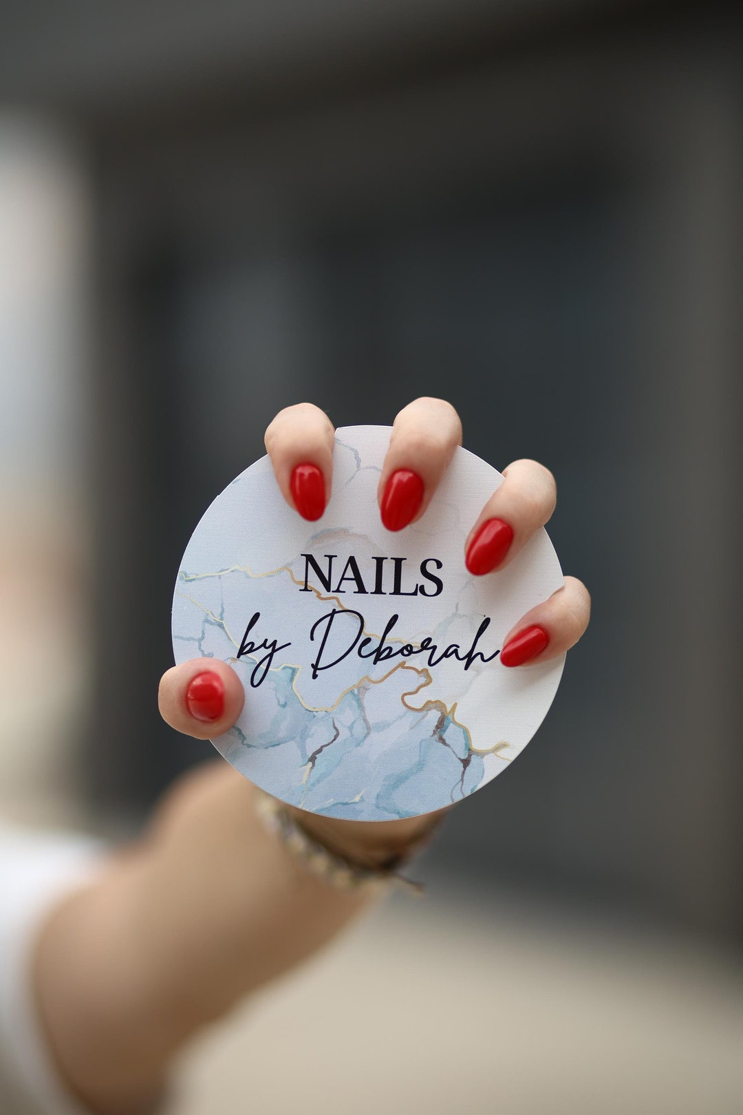 CUSTOM Acrylic Nailfie Disc | Personalised Nail Prop | Nail Tech | Nail ...