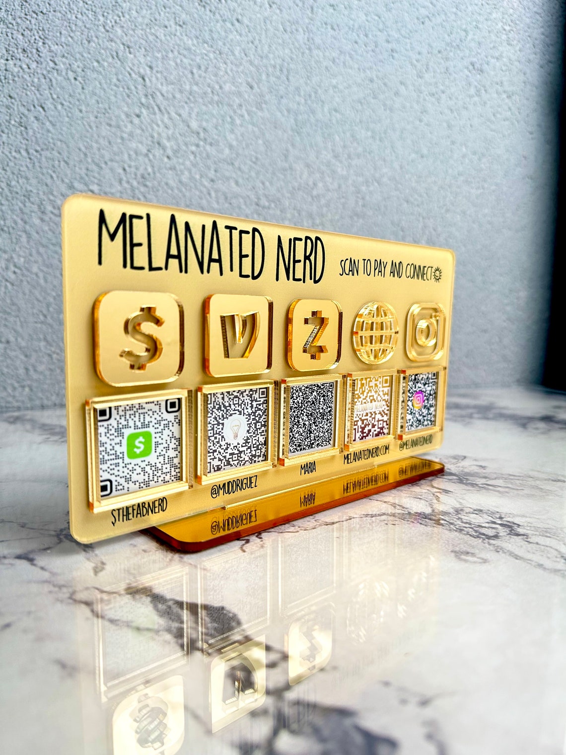 Multi QR Code Sign Payment Sign Social Media QR Code Sign - Etsy Australia