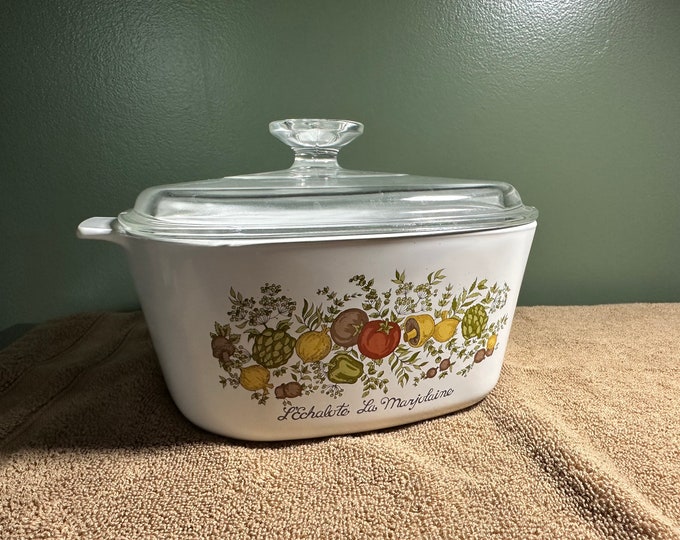 Corningware, Spice of Life Pattern, Casserole - Etsy Canada