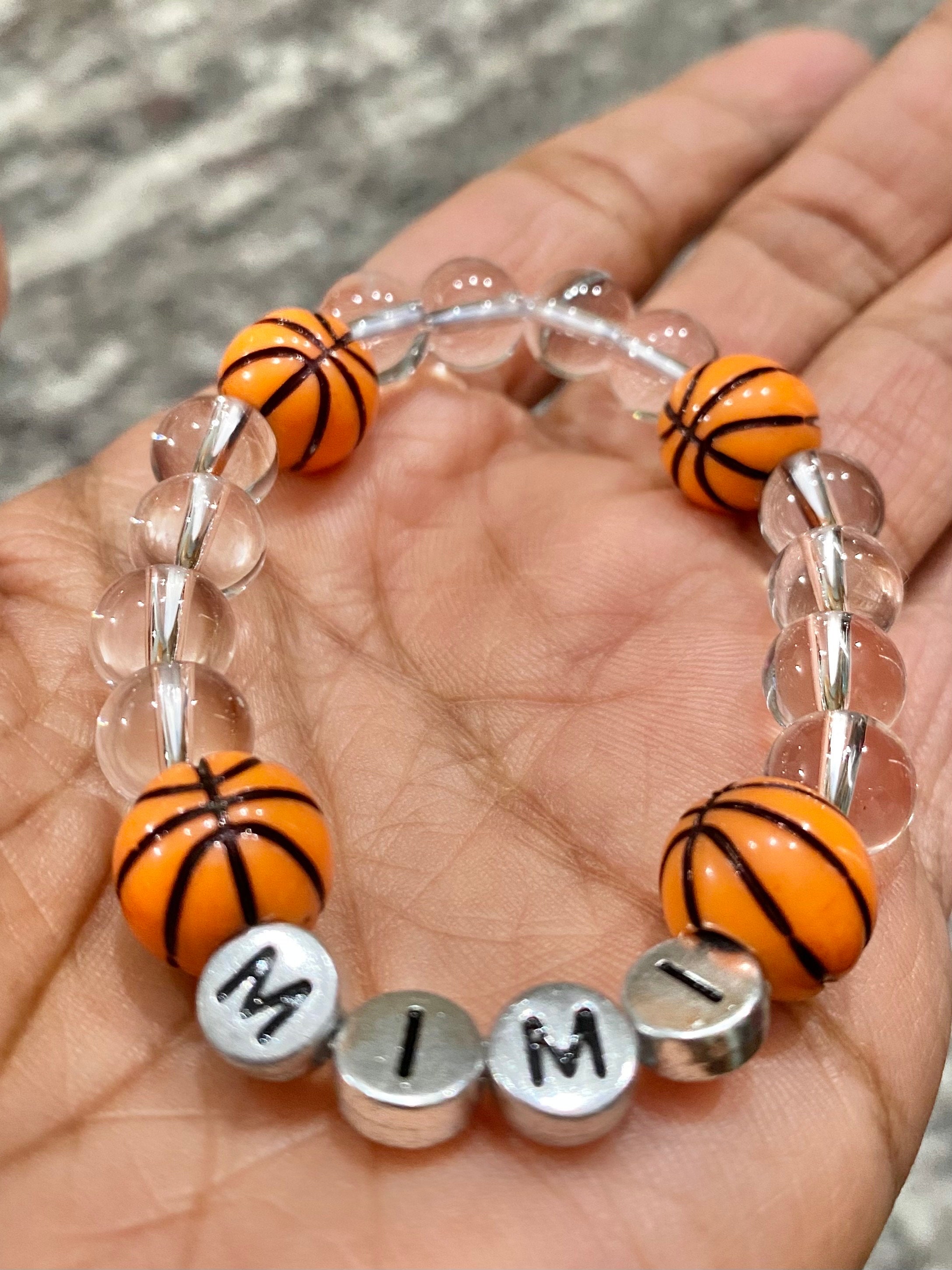 Basketball Bracelet for Him/her, Sports Bracelet, Mens Bracelet, Boys ...