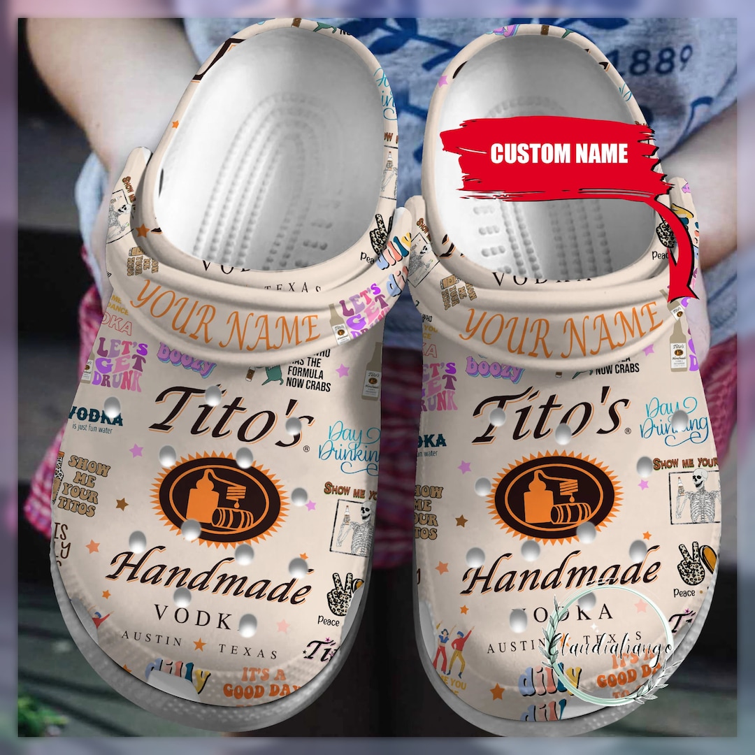Custom Tito's Shoes, Tito's Handmade Vodka Shoes, Tito's Sandals, Titos ...