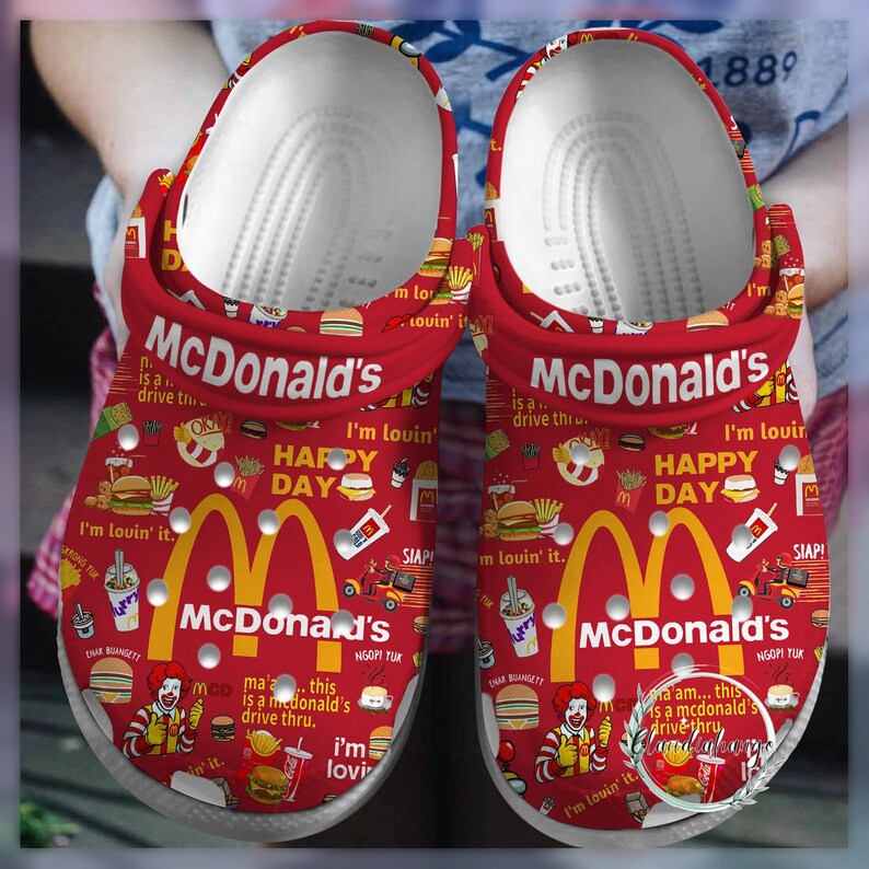 Mcdonald's Shoes Mcdonald's Lover Shoes - Etsy