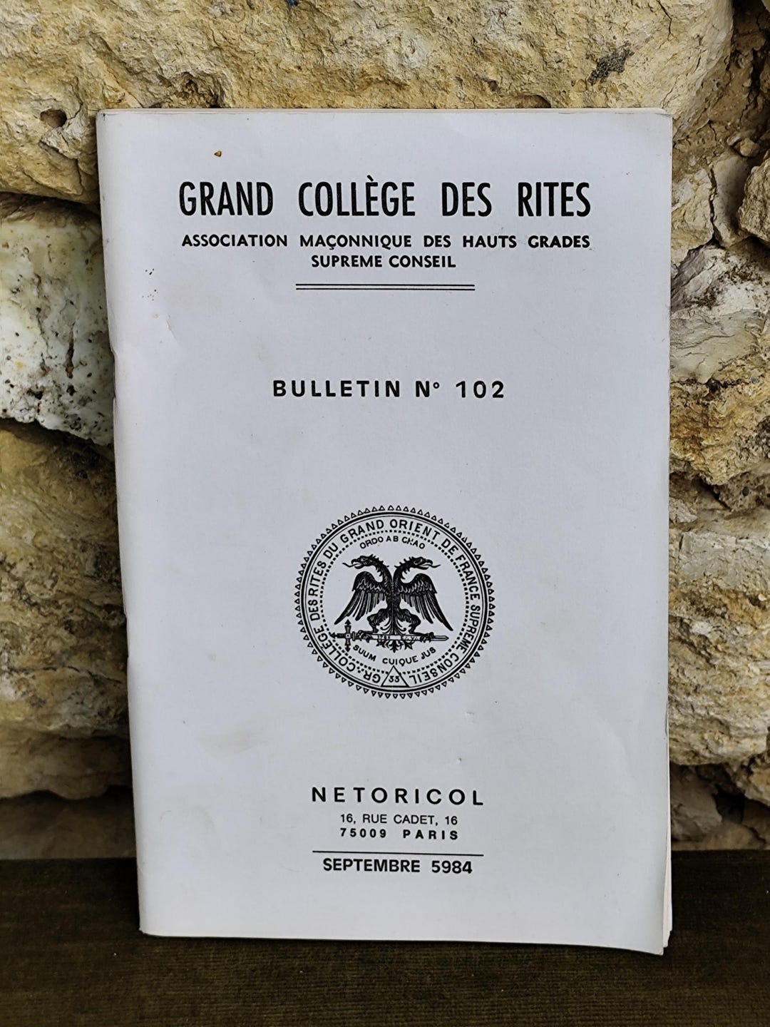 Book of the Grand College of Rites, Masonic Association of High Degrees ...