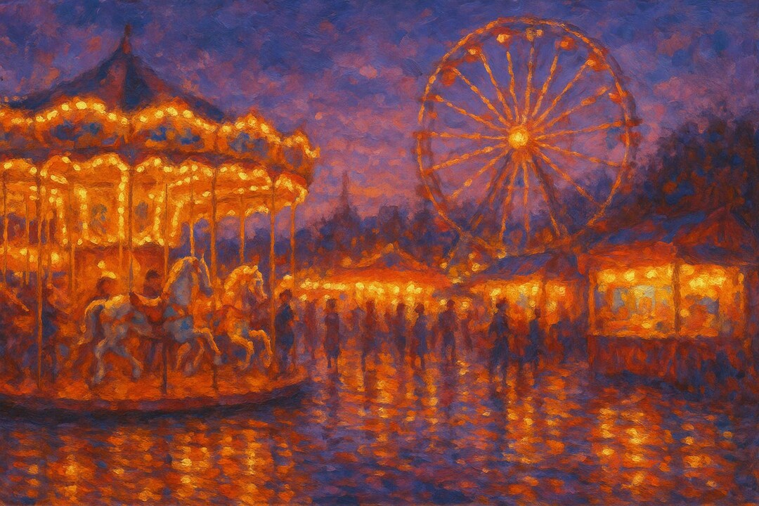 Twilight Fairground Magic - Digital Download - Etsy