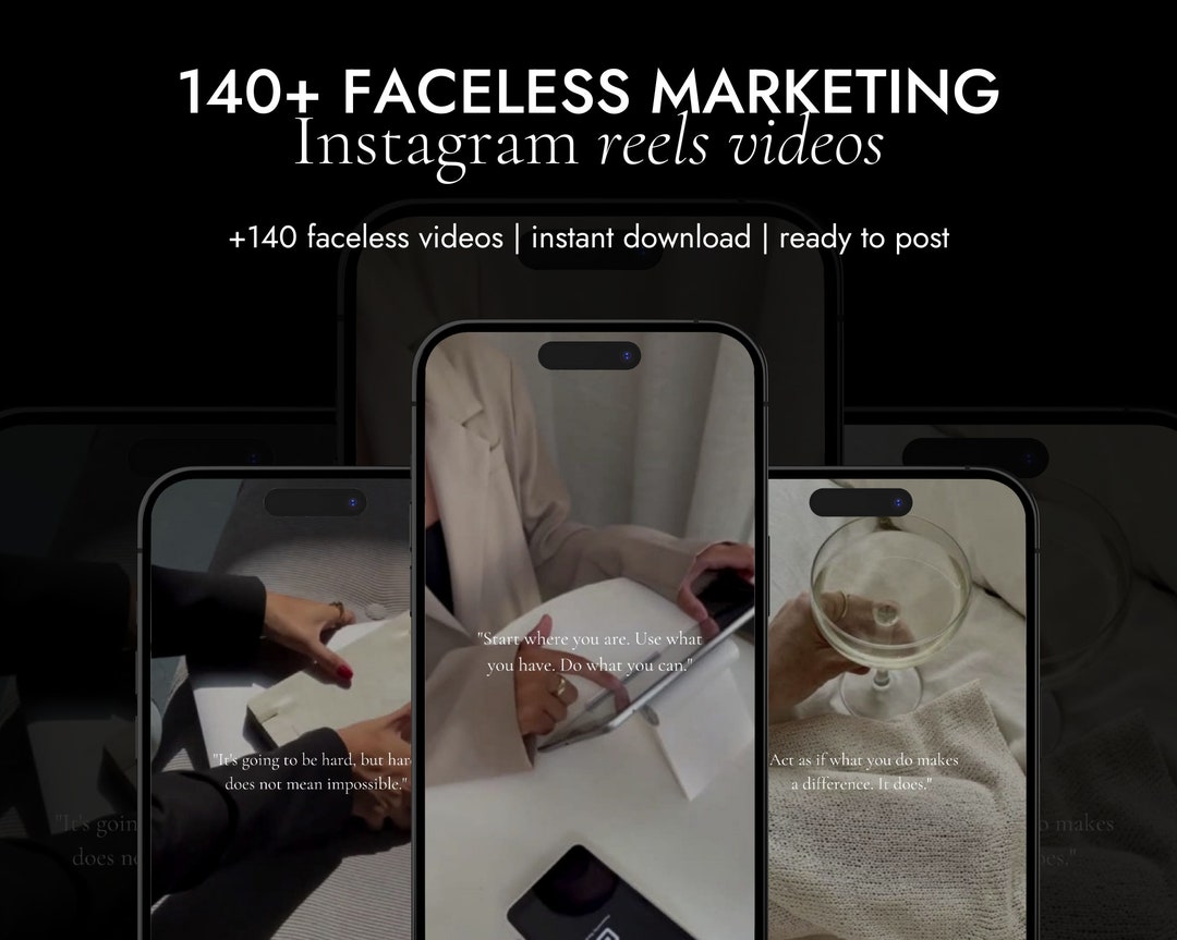 Faceless Marketing Reels | Marketing Instagram Videos | Instagram ...