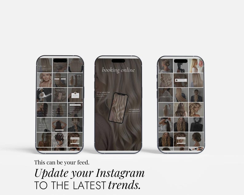 160 Hairdresser Instagram Templates | Hairdresser Canva | Hairstylist ...