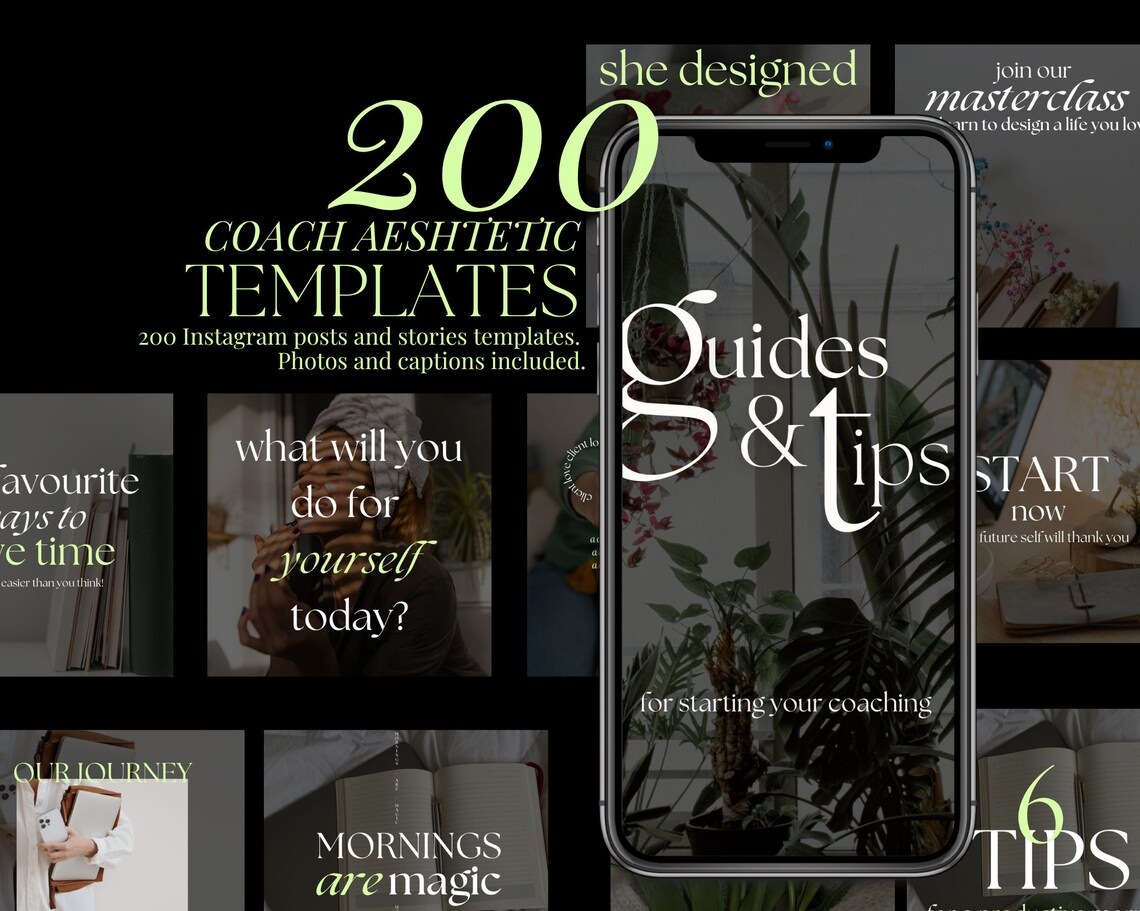 Coaching Instagram Post Templates | Coaching Social Media | Coaching ...