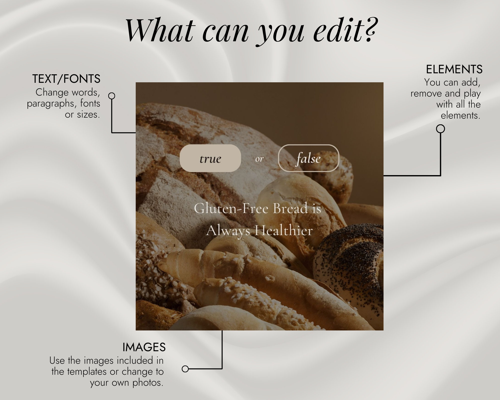 Bakery Templates Canva Post Templates Bread Baking Instagram Bread ...