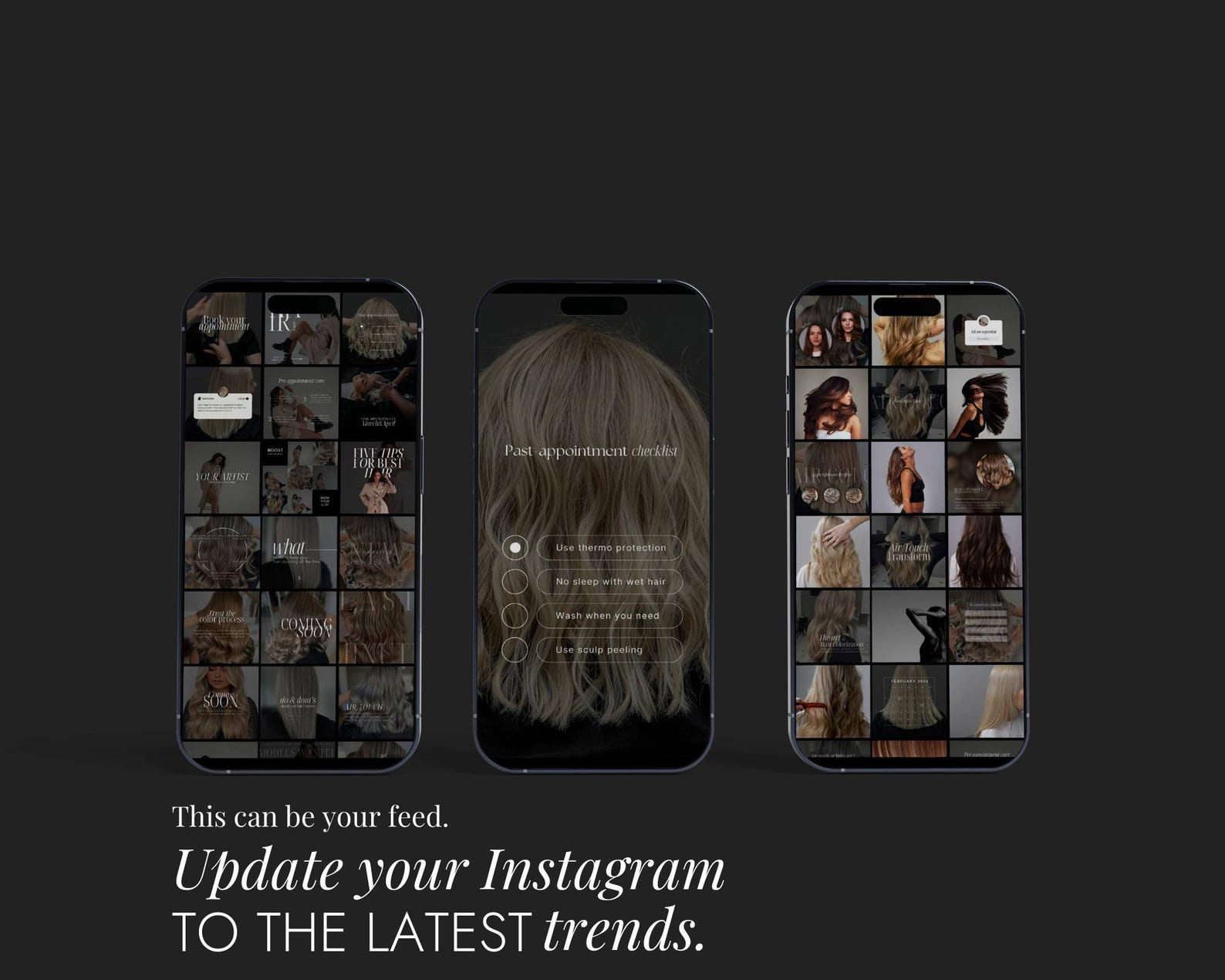 60 Hairdresser Instagram Templates | Hairdresser Canva | Hairstylist ...