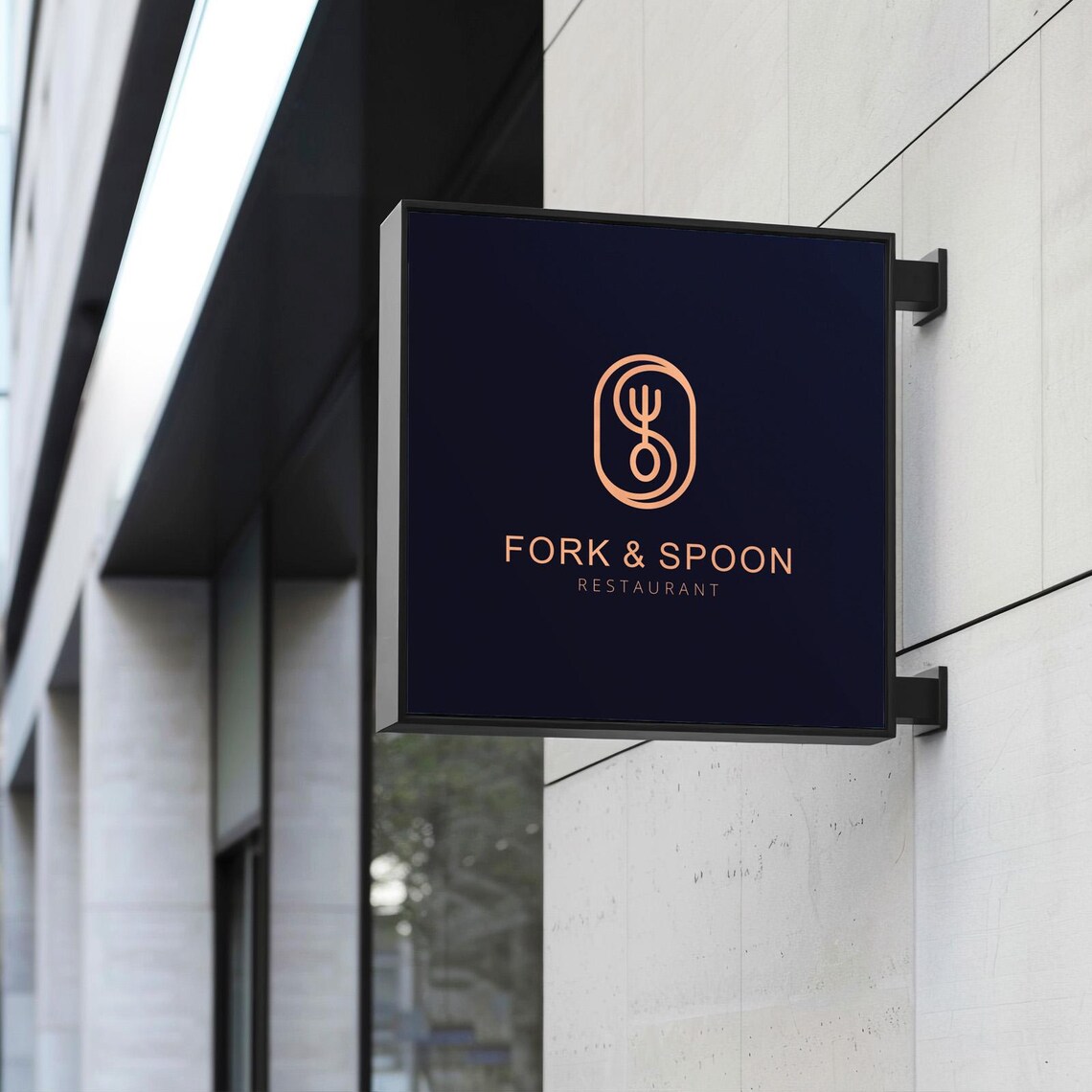 Premade Restaurant Logo Design | Modern Restaurant Branding Kit ...