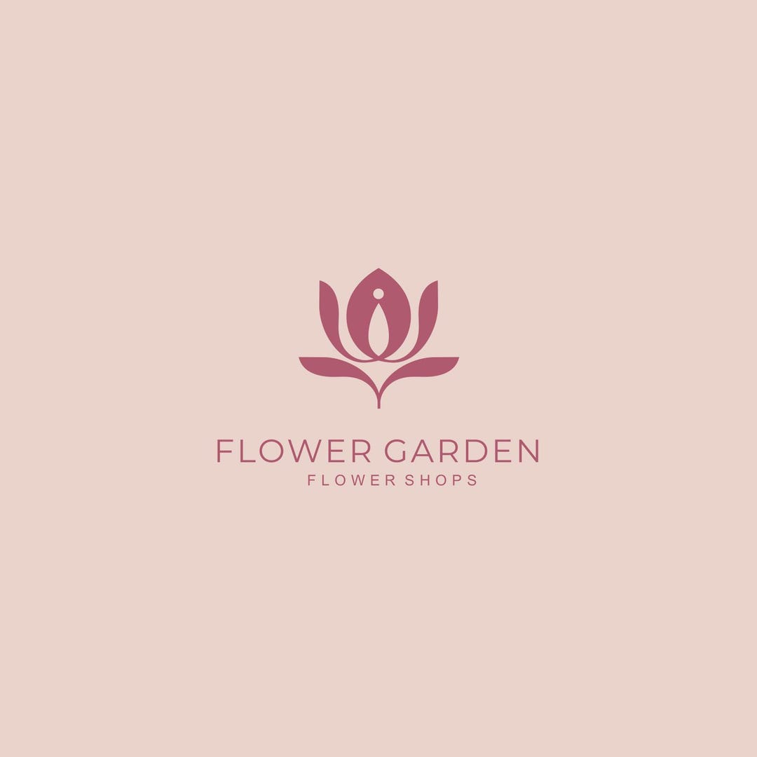 Premade Florist Logo Design | Modern Flower Shop Branding Kit | Elegant ...