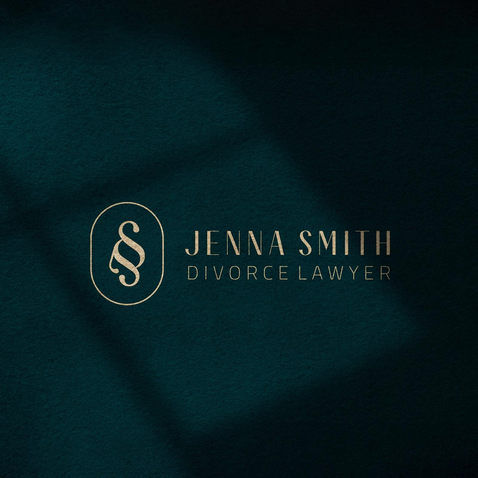 Premade Divorce Lawyer Logo Design | Modern Law Firm Branding | Elegant ...