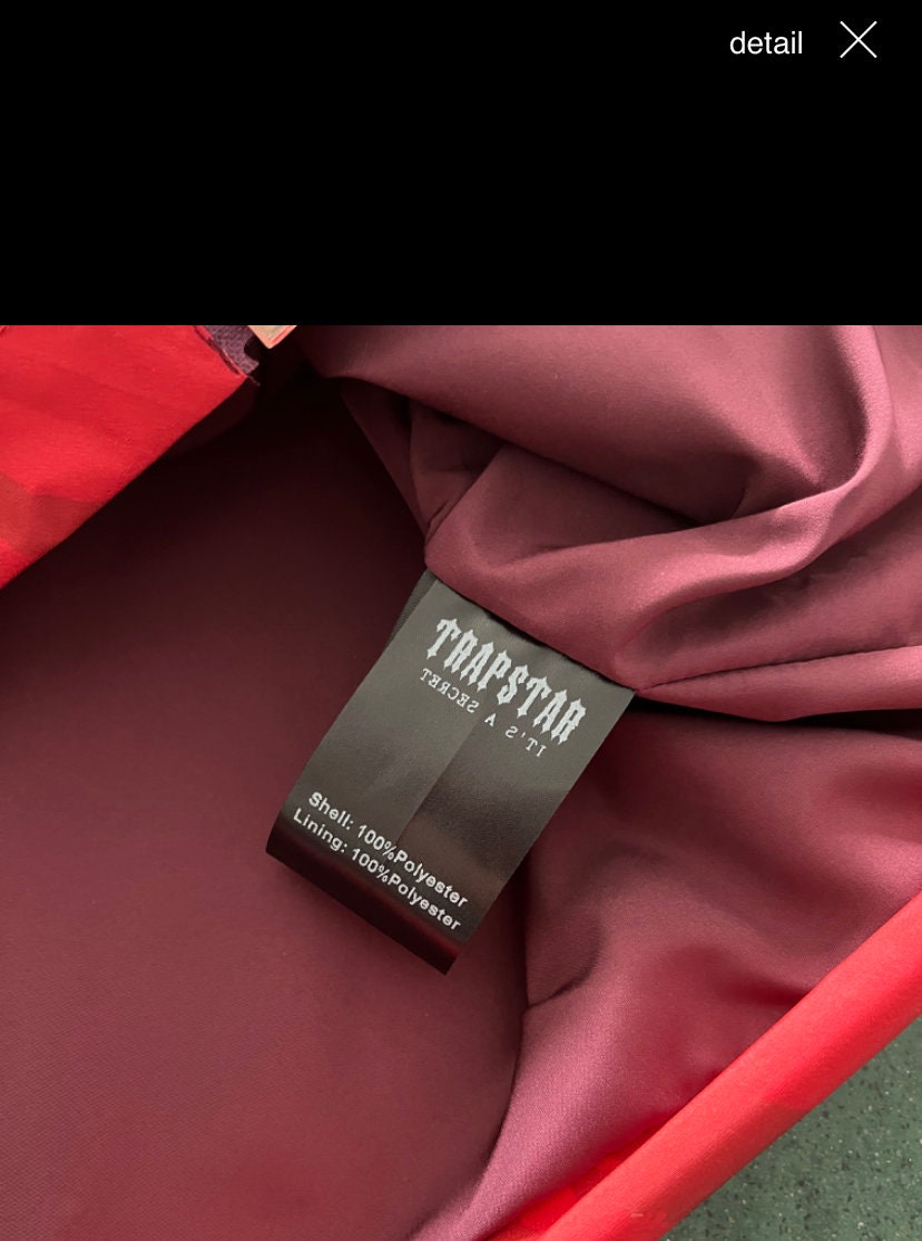 Trapstar Irongate Jacket in Red - Etsy UK