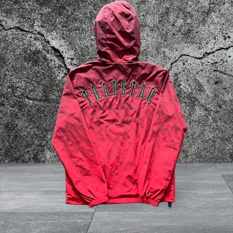 Trapstar Irongate Jacket in Red - Etsy UK