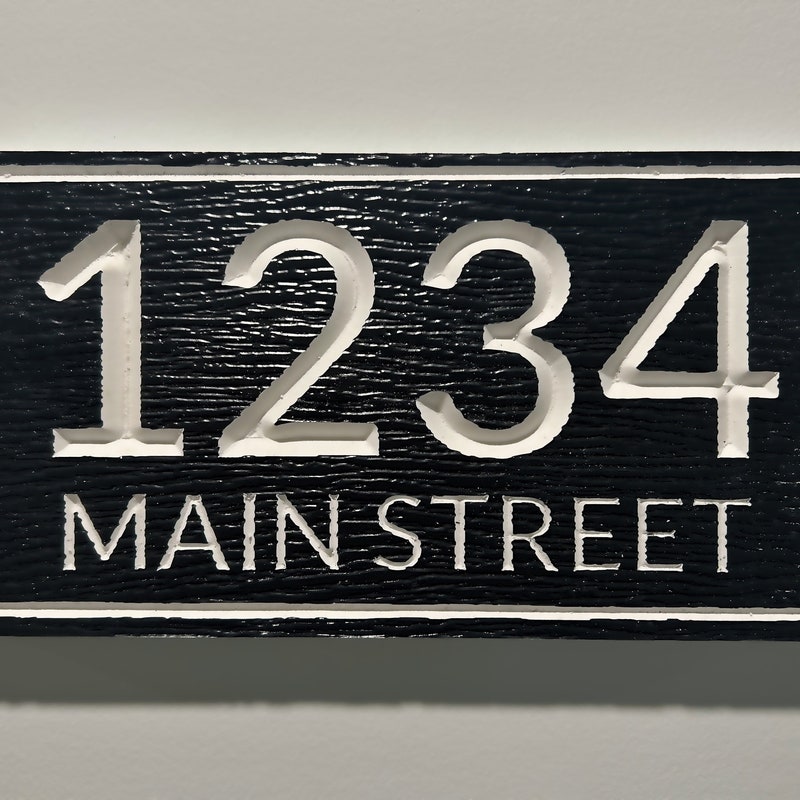 Street Number Sign - Etsy