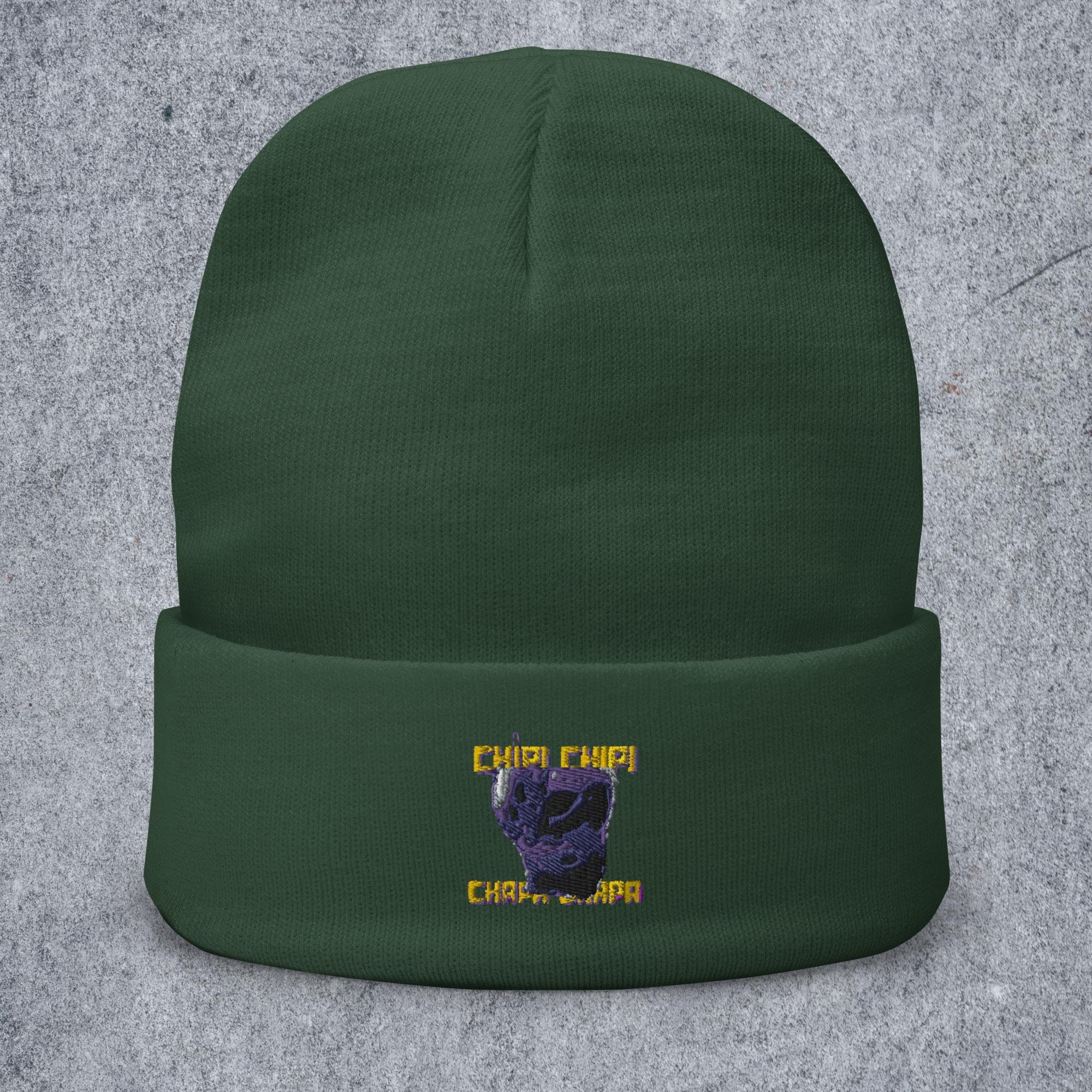 Chipi Chapa Cute Kawaii & Funny EMBROIDERED CAT BEANIE Hat for Gift ...