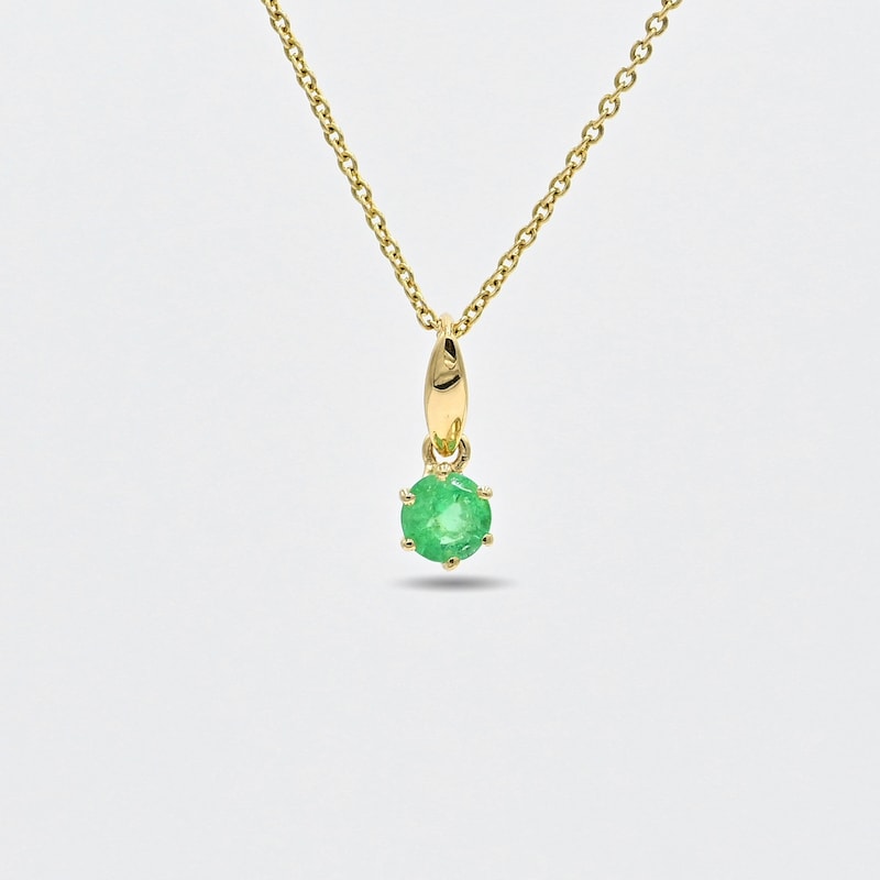 Emerald Pendant - Etsy