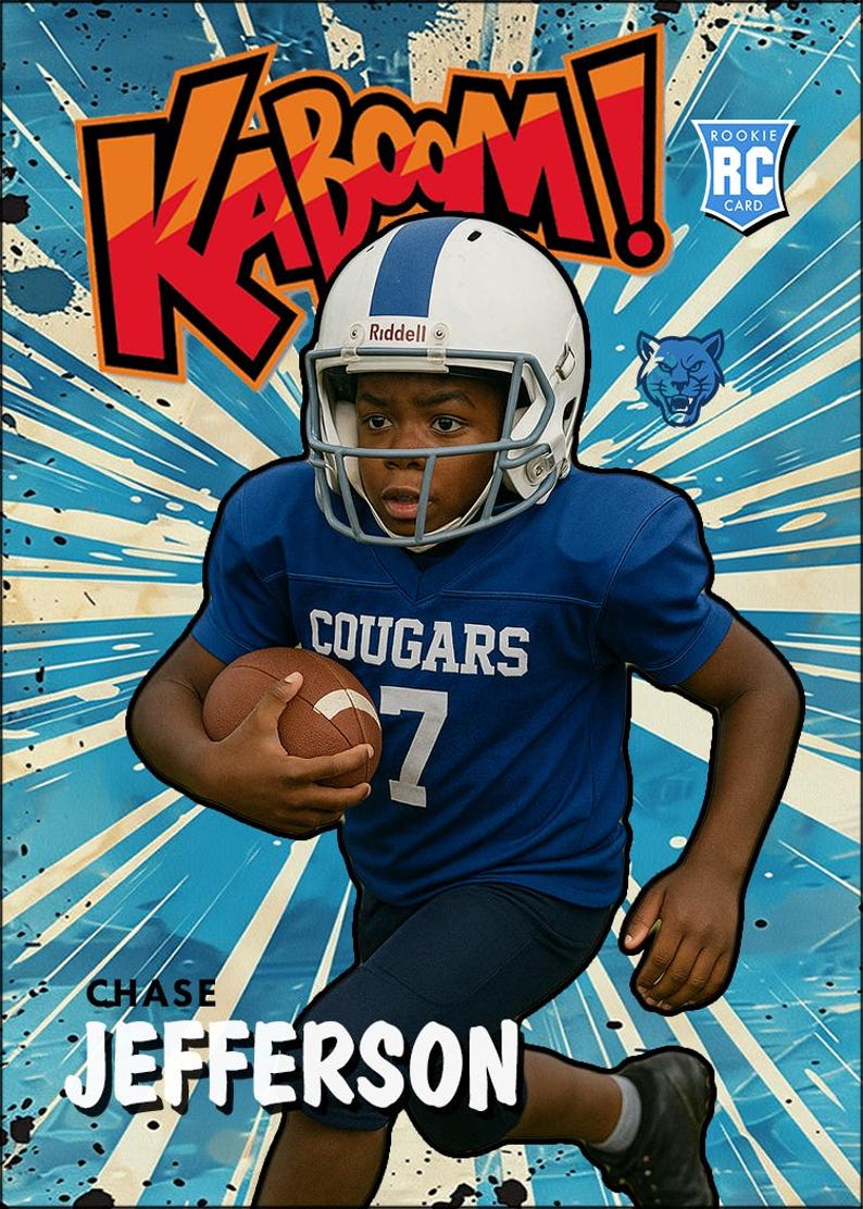 Custom Kaboom Replica Sports Card - Etsy