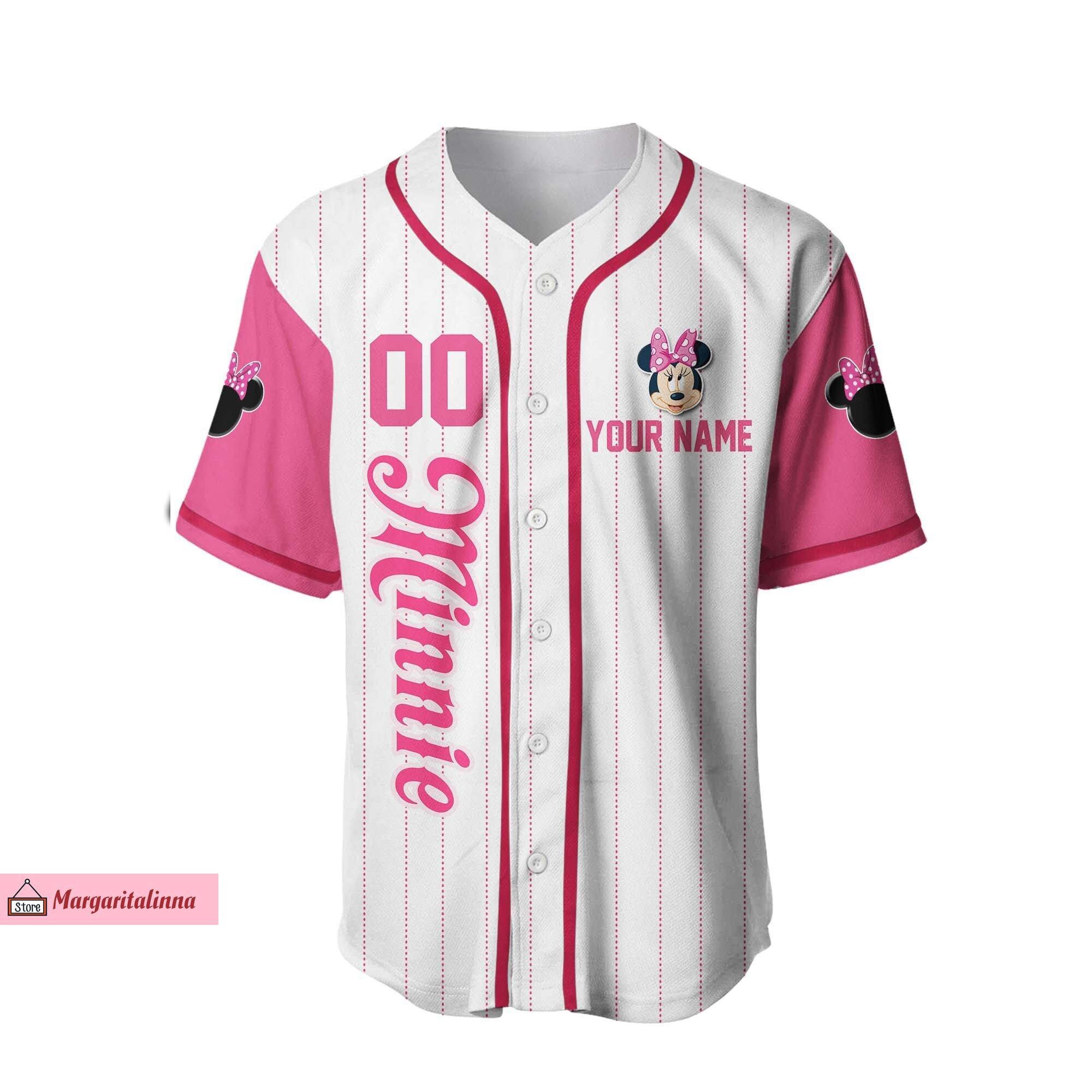 Minnie Mouse Baseball Jersey, Mickey Mouse Jersey sold by Chetan Shah ...
