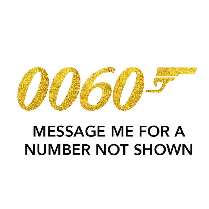 0060 - James Bond Theme in Color, Instant Download, ( 1 Png, 1 Eps, 1 ...