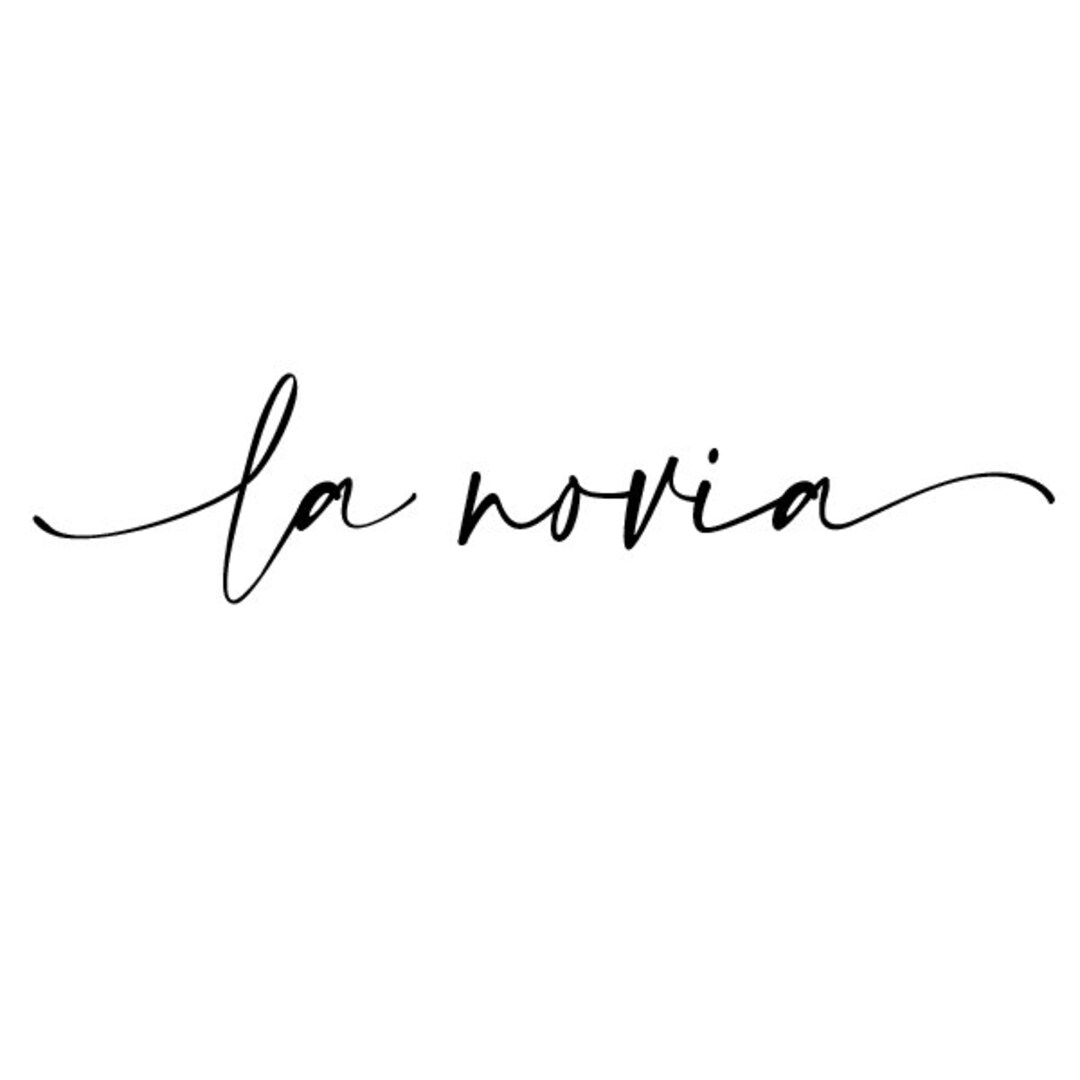 La Novia 1 Instant Download in Black 1 Png, 1 Eps, 1 Svg, 1 Pdf, 1 Jpg ...
