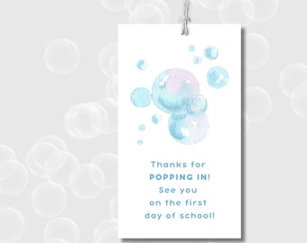 Beginning of the Year Gift Back to School Night Meet the Teacher Gift ...