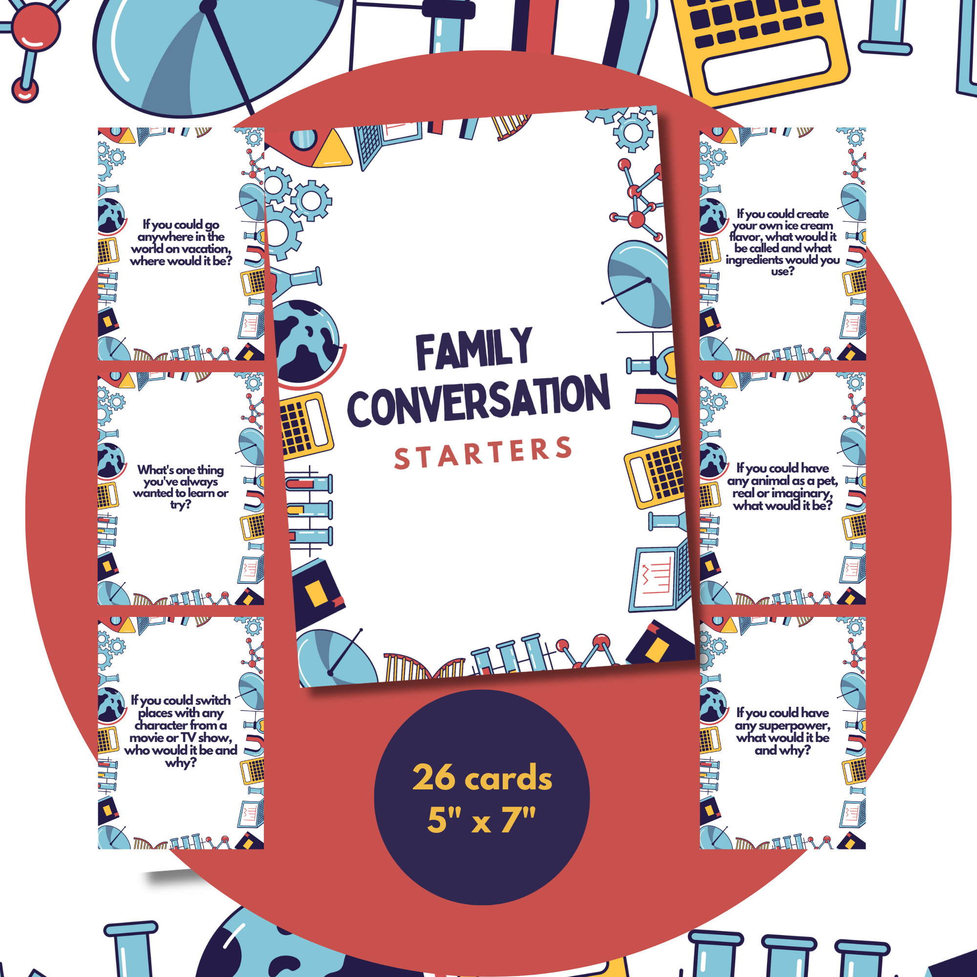 Conversation Cards for Kids, Conversation Starters for Kids ...