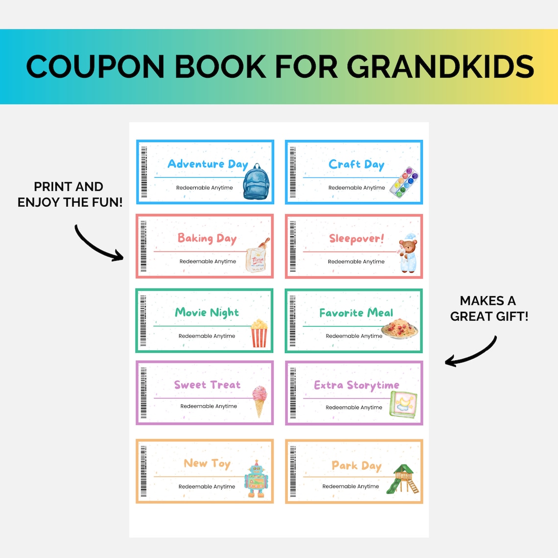 Grandparent's Day Gift, Grandparents Day Ideas, Grandparents Printable ...