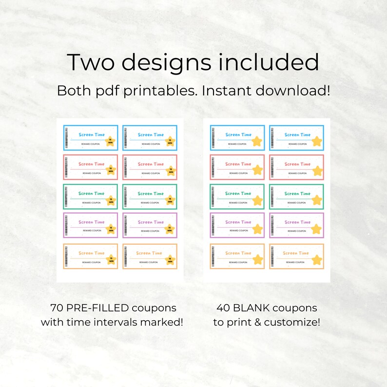 Motivational Fun | Editable Download | Reward System | Printable Bundle ...