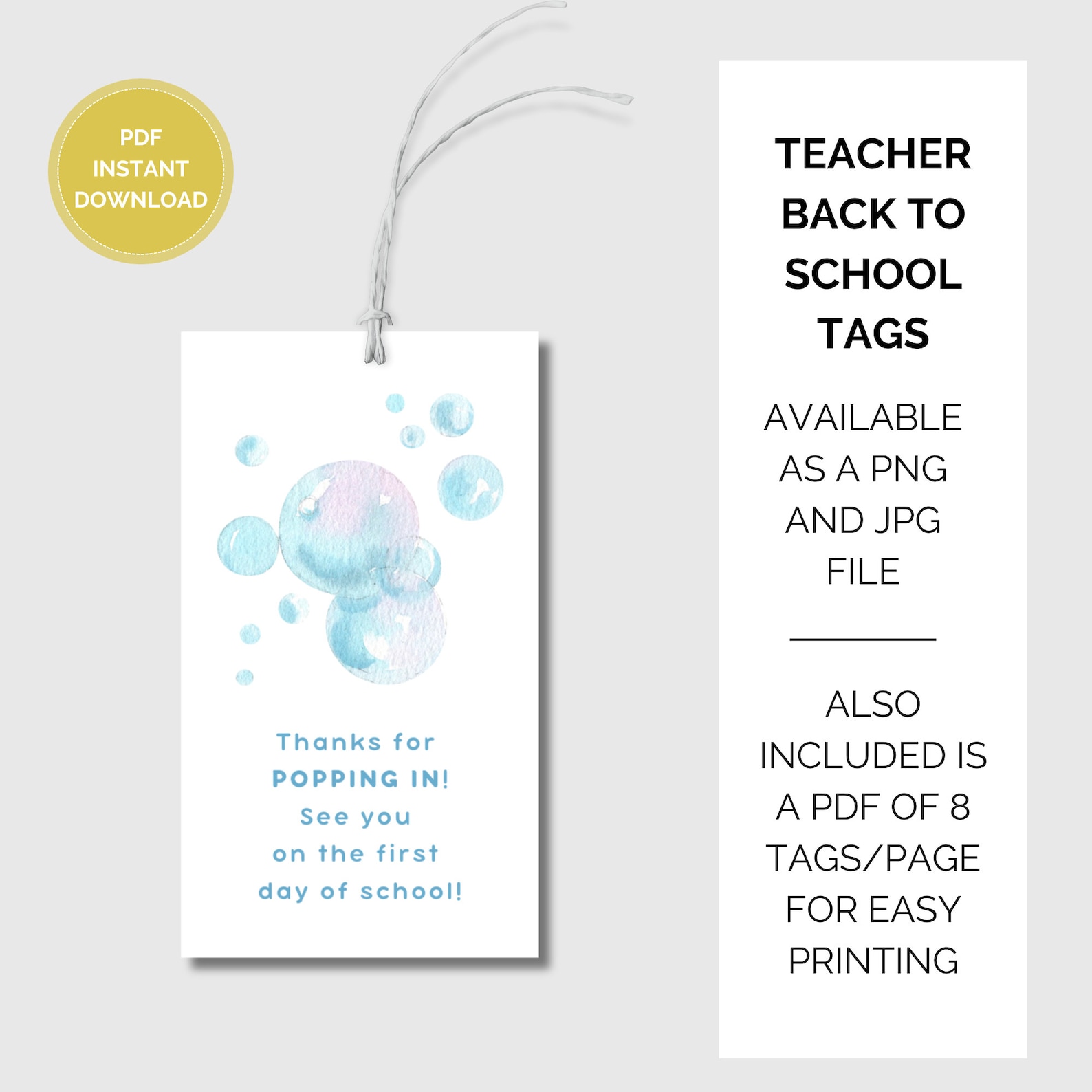 Beginning of the Year Gift | Back to School Night | Meet the Teacher ...