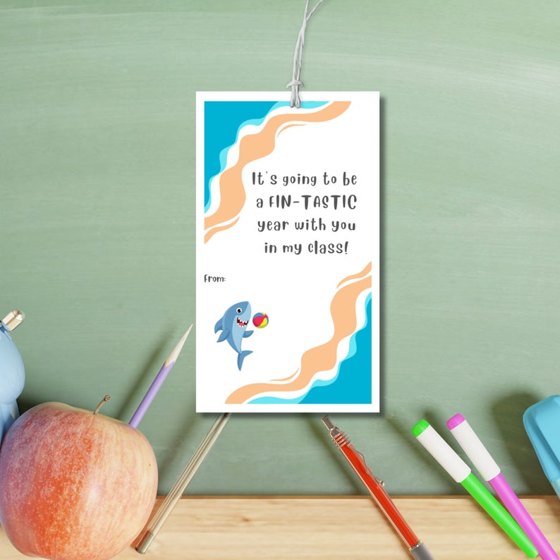 Beginning of the Year Gift | Teacher Gift Tag | Back to School | School ...