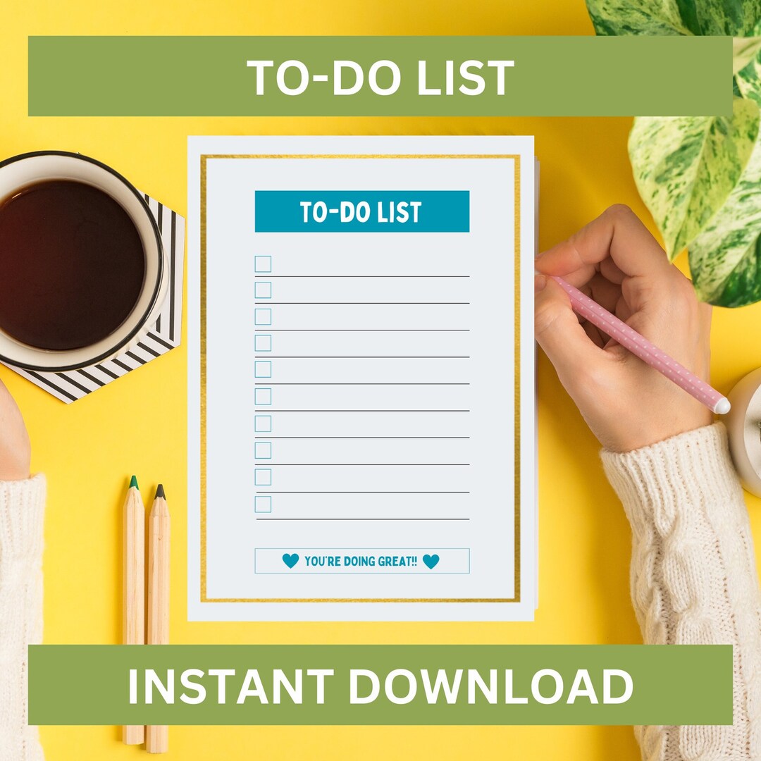 Printable to Do List, Minimal Schedule, Todo List Printable, Brain Dump ...