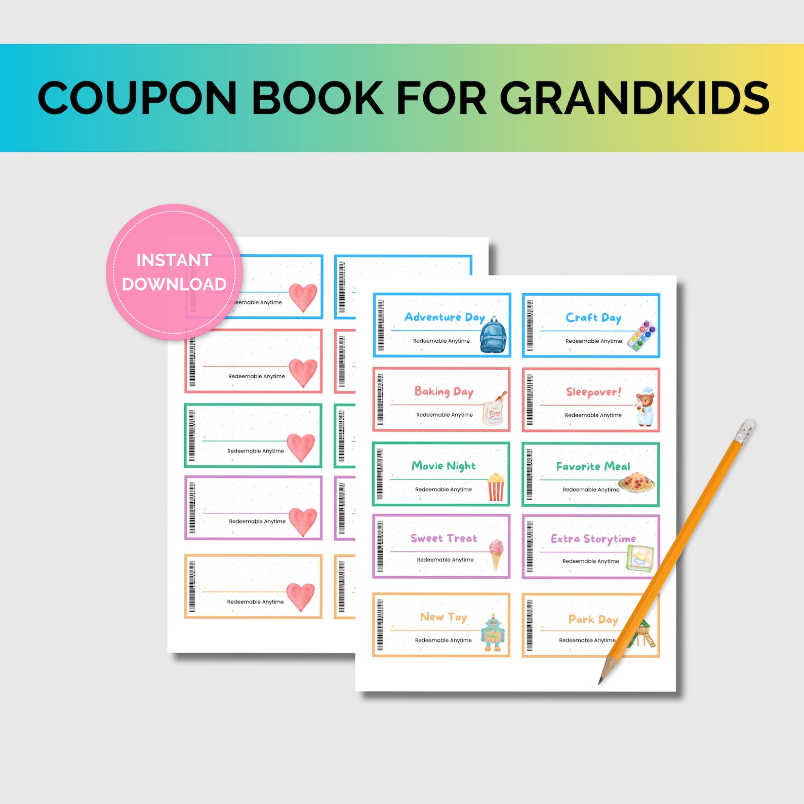 Grandparent's Day Gift, Grandparents Day Ideas, Grandparents Printable ...