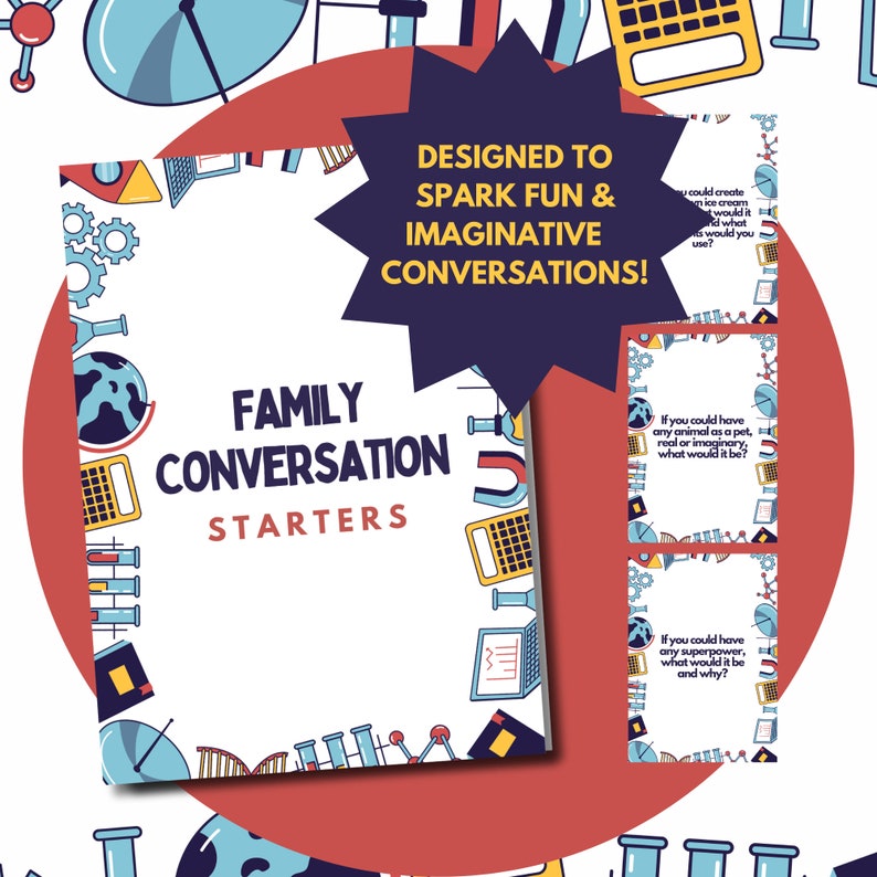 Conversation Cards for Kids, Conversation Starters for Kids ...