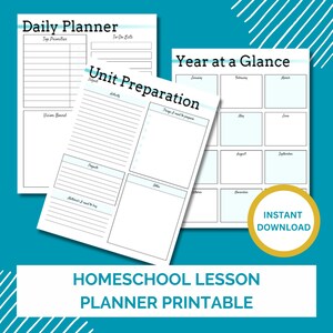 Homeschool Lesson Planner Book | Homeschool Planner for Multiple Kids ...