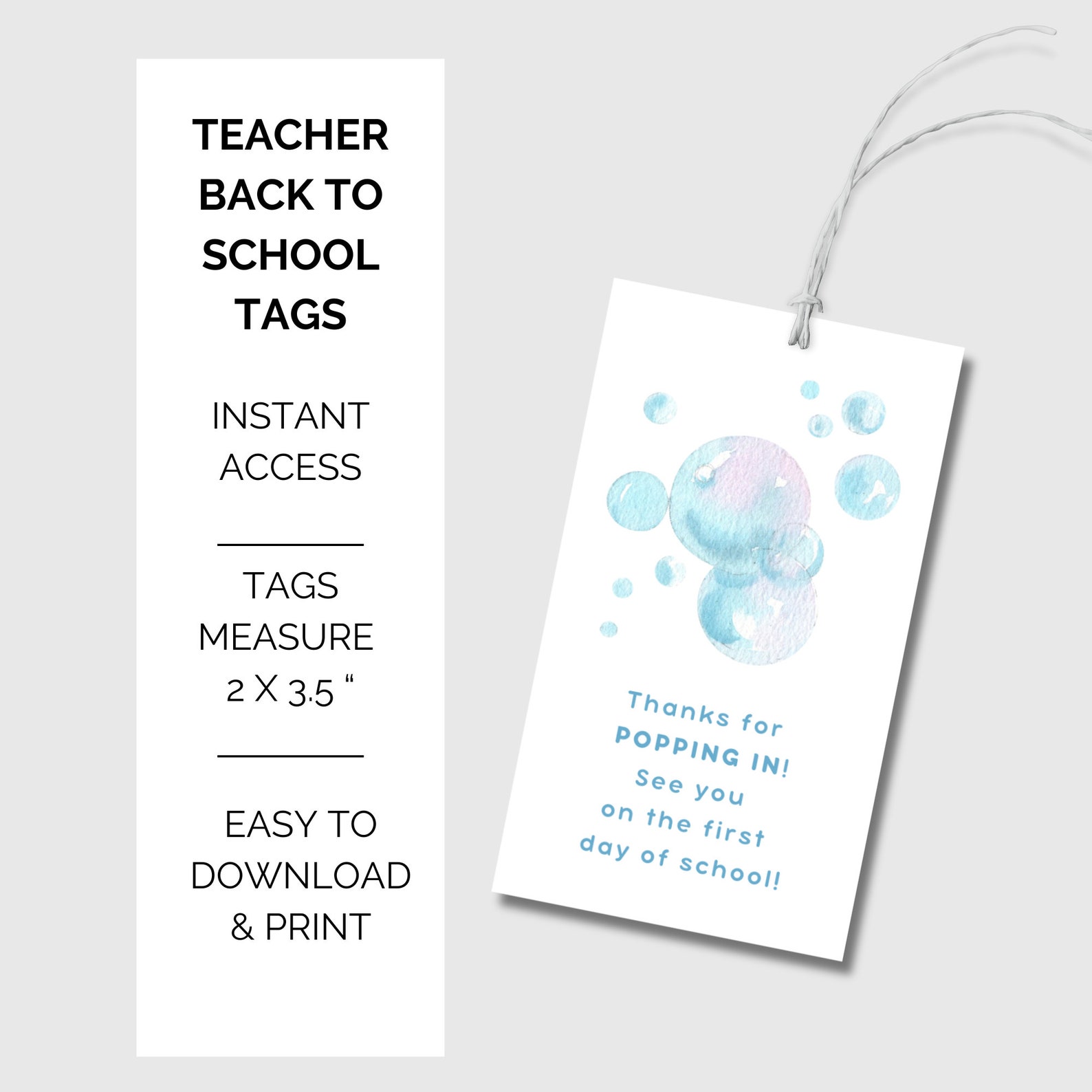 Beginning of the Year Gift | Back to School Night | Meet the Teacher ...