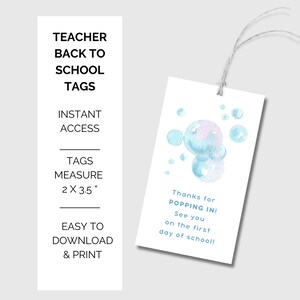 Beginning of the Year Gift | Back to School Night | Meet the Teacher ...