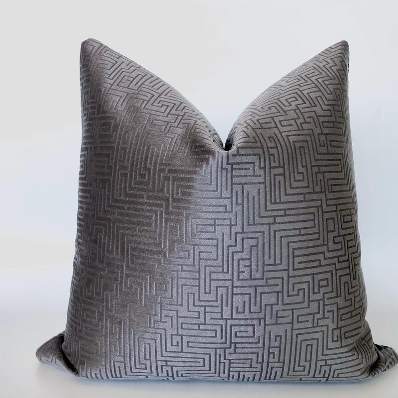 Grey Euro Sham - Etsy
