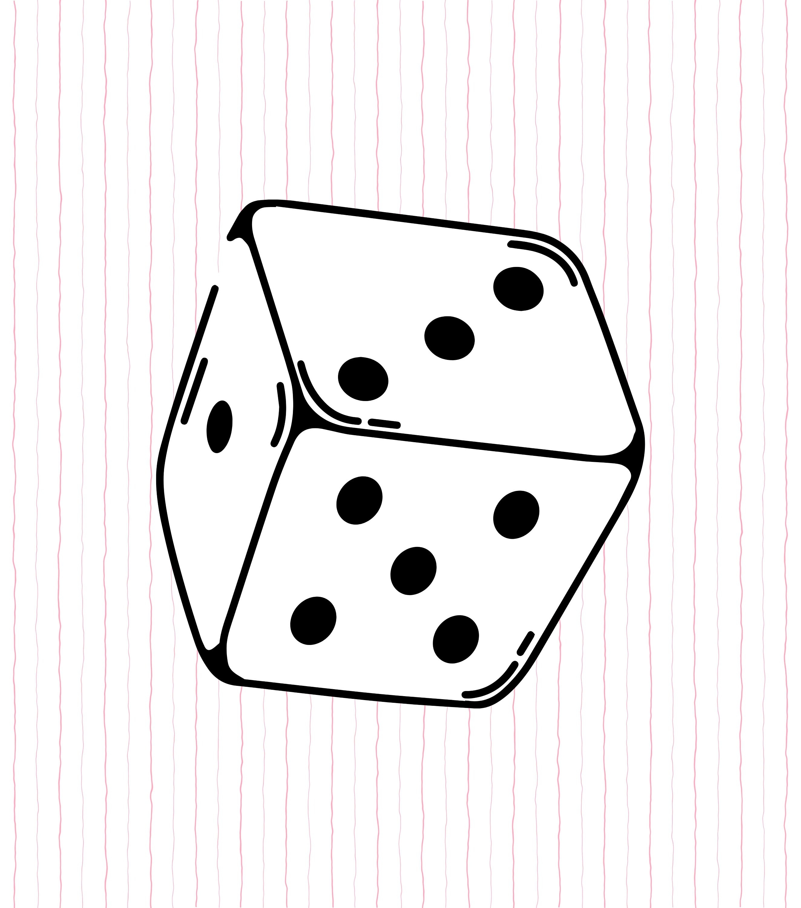 Dice Vector Clip Art Svg Png Eps Png Dxf Digital Download, Cutfile ...