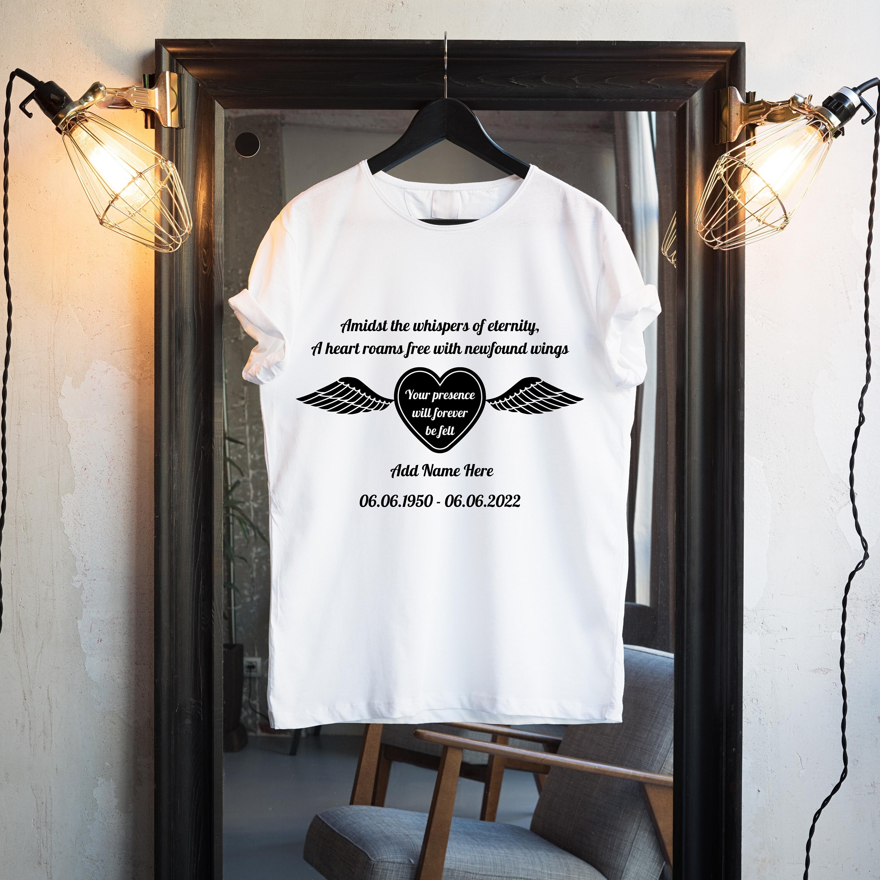 Memory Angel Wings Vector Digital Download Svg Png Dxf Loved - Etsy