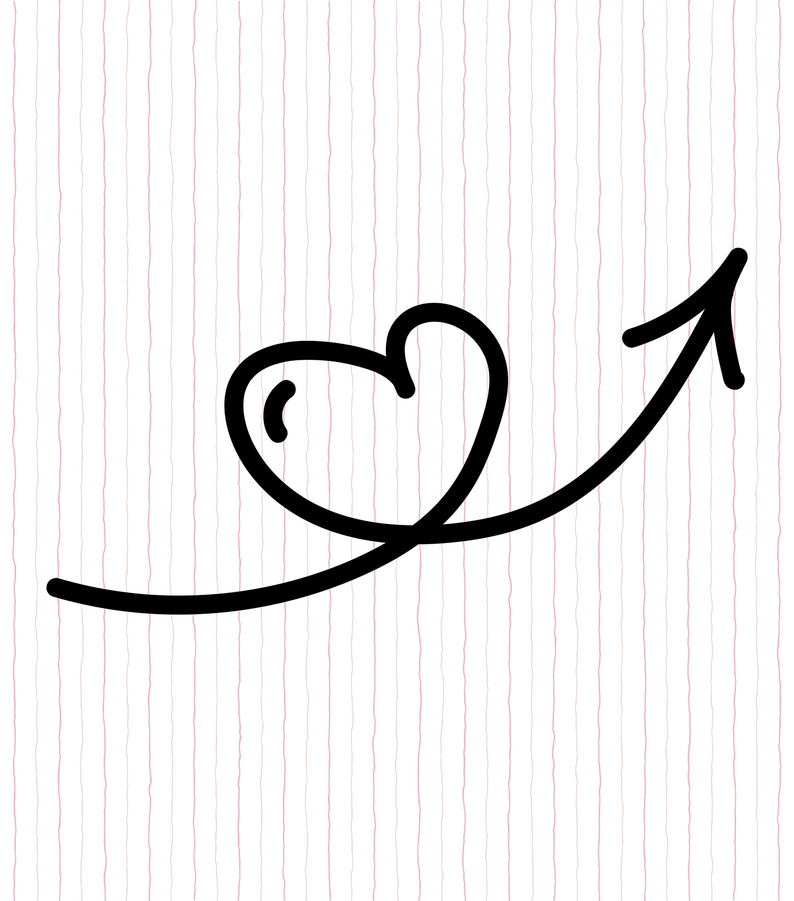 Arrow Heart Svg, Dxf, Png, Eps, Jpg Instant Download, Heart With Arrow ...