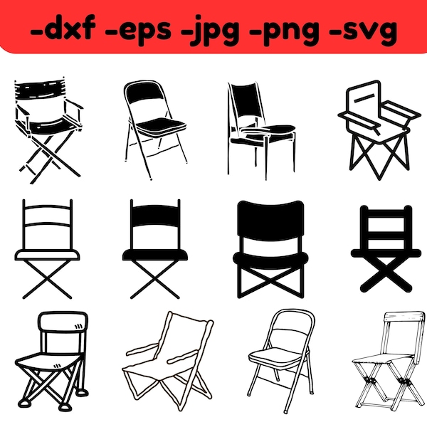 Metal Folding Chair - Etsy