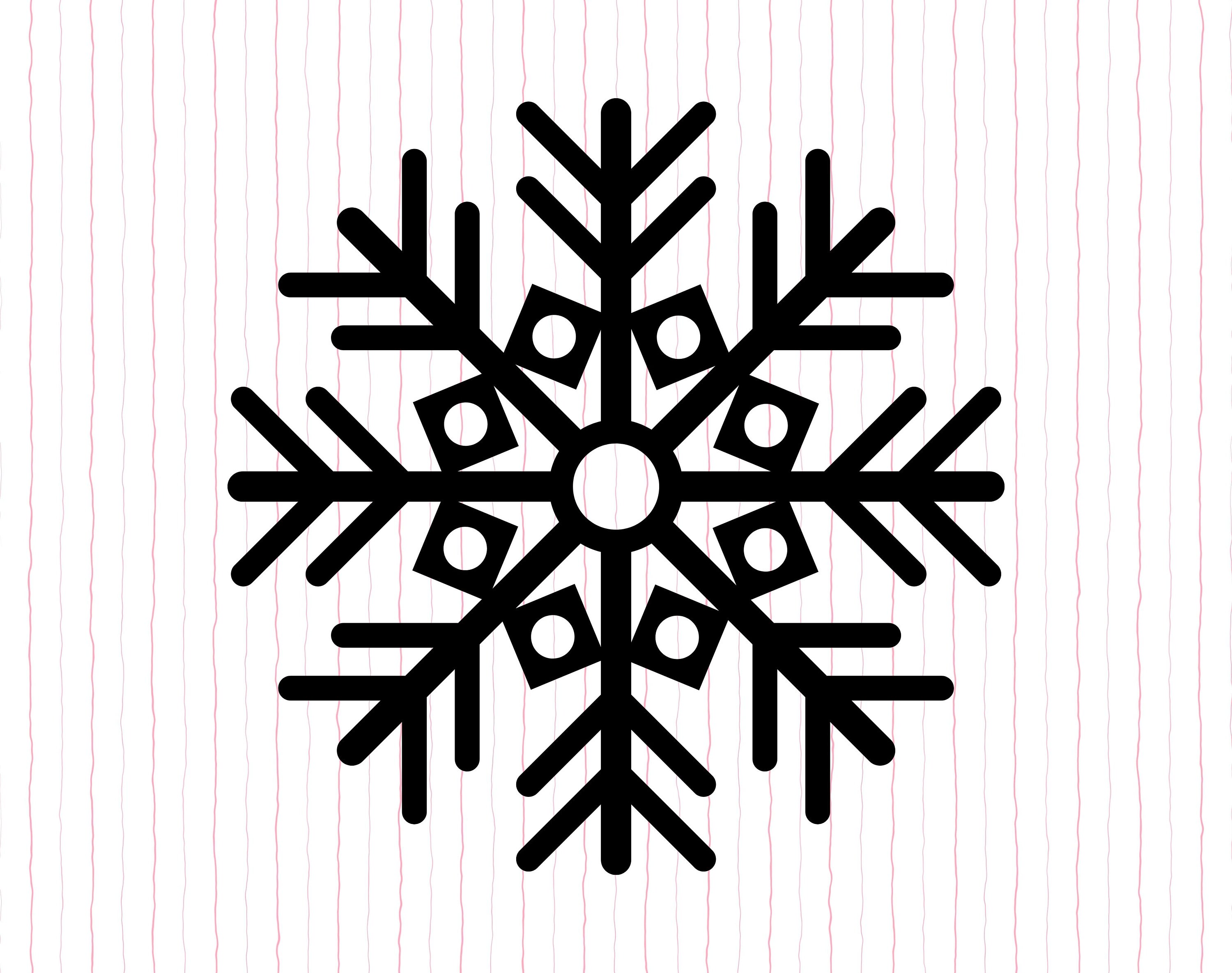 Snowflake 42 Svg Bundle Flake Winter Svg Christmas Winter - Etsy