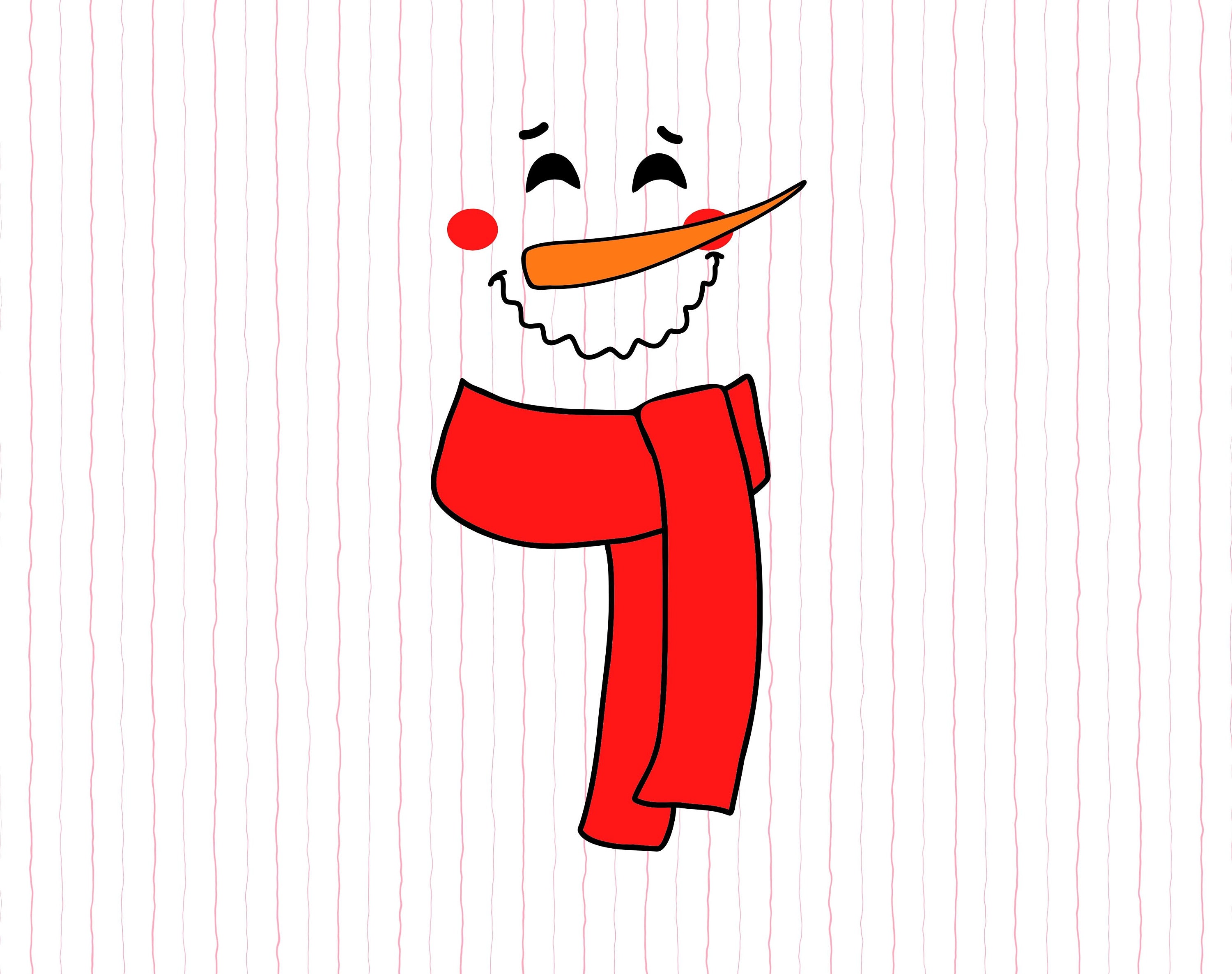 Snowman Faces 30 SVG Snowman SVG Snowman Clipart Christmas - Etsy