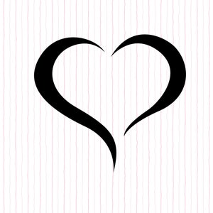 Open Heart SVG Bundle: Hand-drawn Sketch Cut Files (digital Download ...