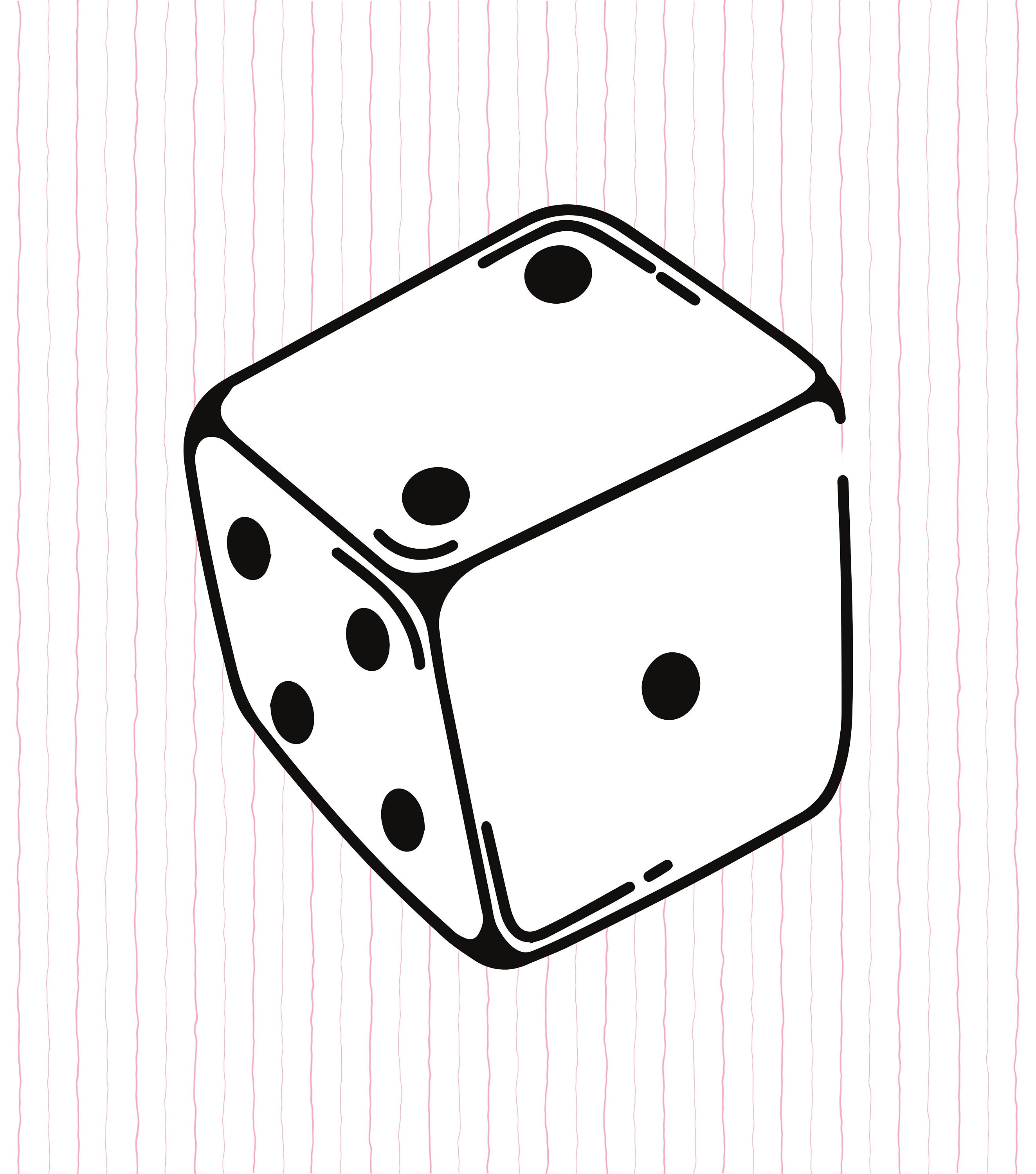 Dice Vector Clip Art Svg Png Eps Png Dxf Digital Download, Cutfile ...
